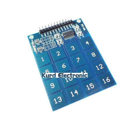 Ttp229 16 Way Capacitive Touch Switch Module Kurd Electronic