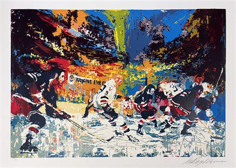 Ice Men Artwork For Sale By Leroy Neiman In Pop Art Style Dane Fine Art