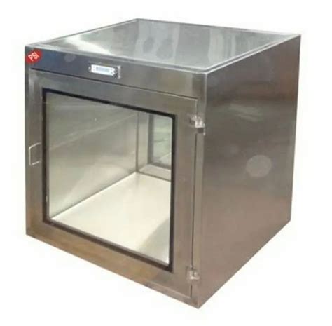 Stainless Steel Square Static Pass Box For Pharmaceutical Industry