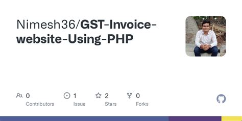 Github Nimesh36gst Invoice Website Using Php