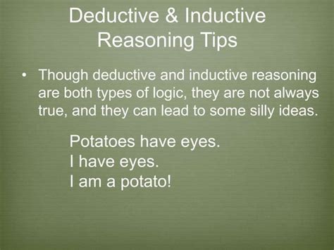 Quiz Show Inductive And Deductive Reasoning Pptx