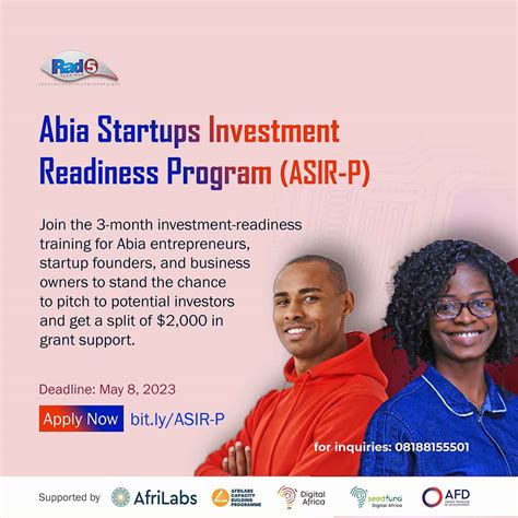 Rad5 Tech Hub Launches Abia Startups Investment Readiness