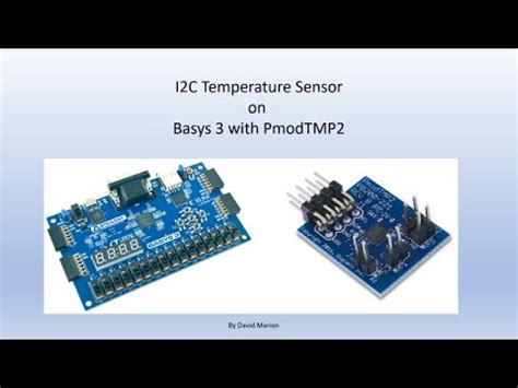 I C On FPGA Temperature Sensor Basys With PmodTMP YouTube