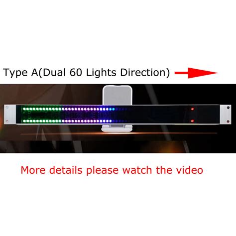 120 Led Level Indicator Stereo Sound Wire Control Audio Usb Music Spectrum Electronic Vu Meter
