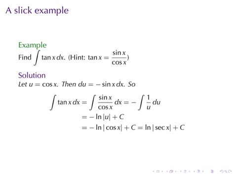 Lesson 27 Integration By Substitution Section 10 Version Ppt