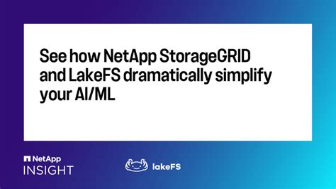 See How Netapp Storagegrid And Lakefs Dramatically Simplify Your Aiml 1561 2