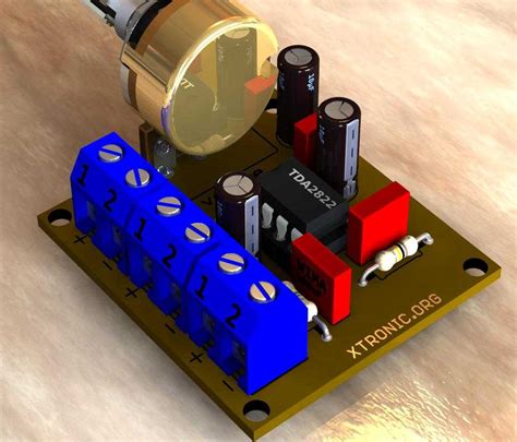 Tda2822 Mono Amplifier Circuit Bridge 2w Xtronic