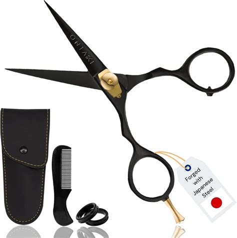 Mustache Grooming Kit Mustache Scissors For Men For Precise Facial Hair Trimming