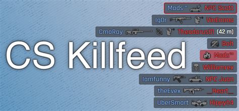 [standalone] [paid] Cs Styled Killfeed Page 4 Fivem Releases Cfx Re Community