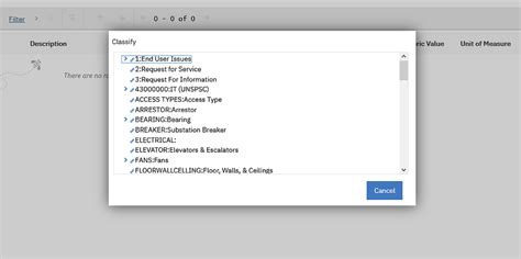 How To Modify The Classifications Drill Down Dialog In Ibm Maximo By
