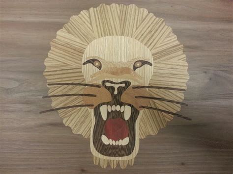 Lion Wood Inlay Multiple Layer Inlay Stencils At Diy Tarterwoodworking Com Wood