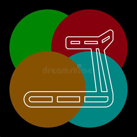 Treadmill Vector Icon Stock Vector Illustration Of Sign 149327859