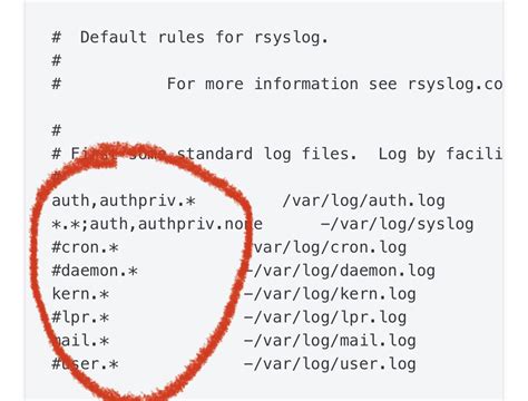 Where Are The Default Logging Rules Rlinux4noobs