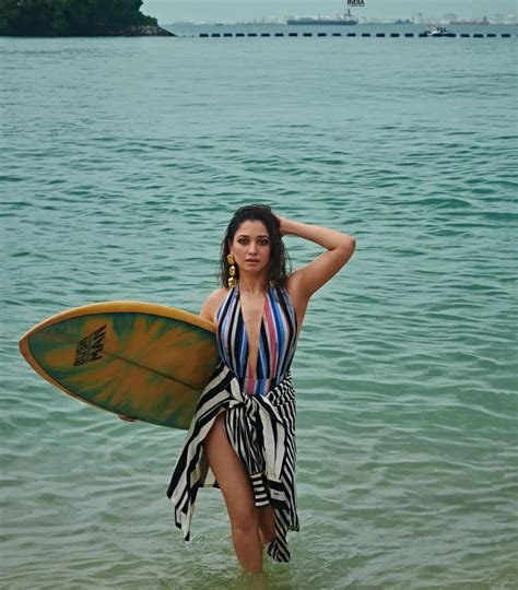 South Industry Biggest Sex Siren Tammana Bhatia Felt Left Out After Mrunal Bikini Mania So She