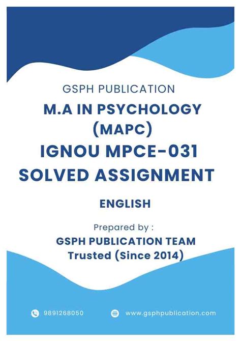 Ignou Mpce 031 Solved Assignment Gsph Publication Ignou Solved Assignment
