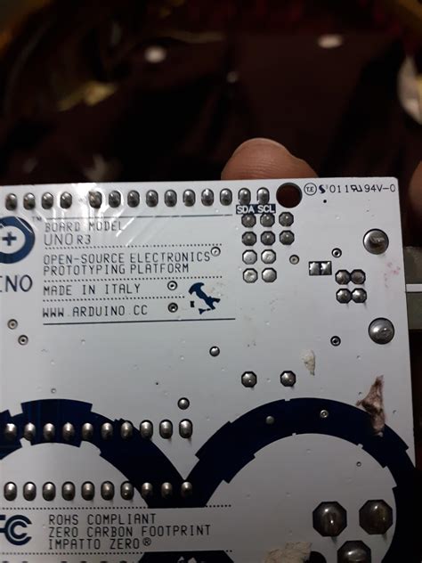 Discovered This Today Uno Has A SDA And Scl As Well R Arduino