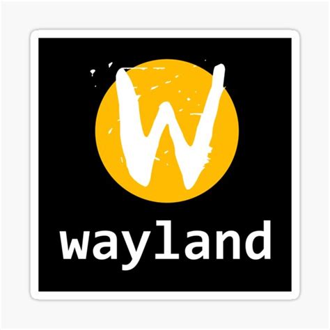 Wayland Display Server Protocol Linux Gui Sticker For Sale By