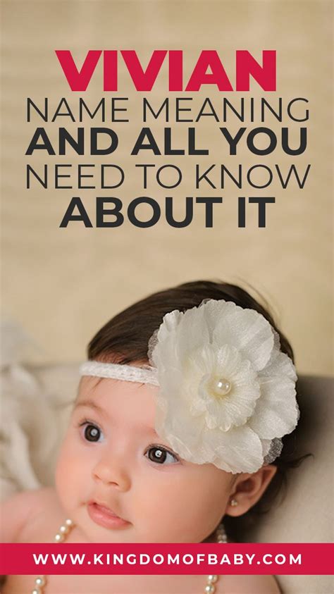 Vivian Name Meaning And All You Need To Know About It Names With