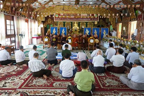 မွန်ပြည်နယ်ဝန်ကြီးချုပ် ဦးအောင်ကြည်သိန်း အသံမစဲ ဥပ္ပါတသန္တိ ပါဠိတော်ရွတ်ဖတ်ပူဇော်ပွဲ အောင်ပွဲမင