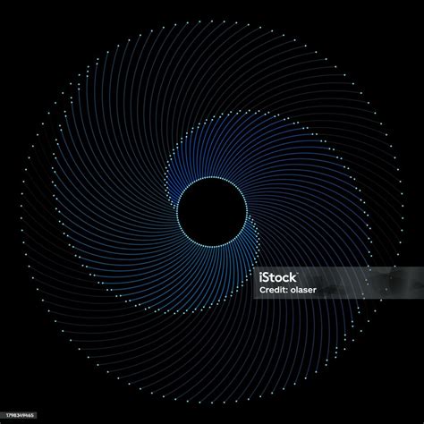나선형의 파란색 선이 어두운 중심을 중심으로 수렴하여 최면 패턴을 만듭니다 나선형에 대한 스톡 벡터 아트 및 기타 이미지 나선형 눈 신체 부분 개념 Istock