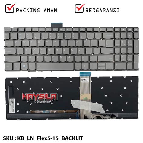 Jual Keyboard Lenovo IdeaPad 5 15ARE05 5 15ALC05 Flex 5 15IIL05 5 15ITL05 Slim 7 15IMH05 BACKLIT