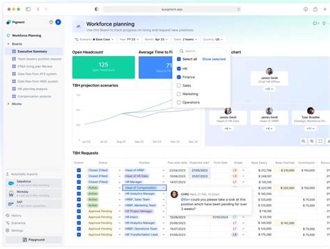 Headcount Planning In Pigment