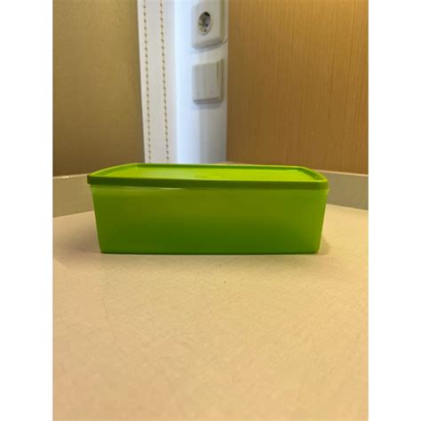 Jual Tupperware Rectangular Container Hijau Shopee Indonesia