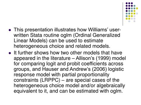 ppt estimating heterogeneous choice models with stata powerpoint