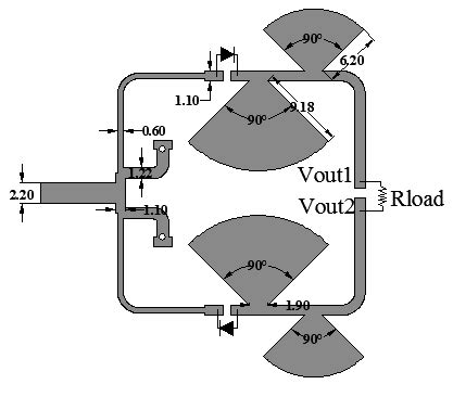 Layout Of Differential Serial Topology Rectifier Download Scientific Diagram