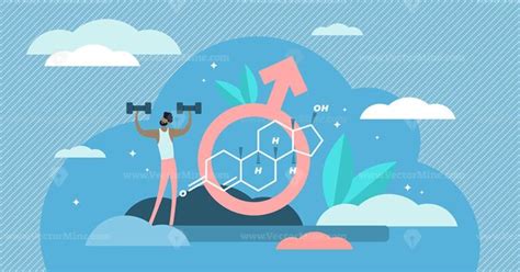 Testosterone Vector Illustration Vectormine