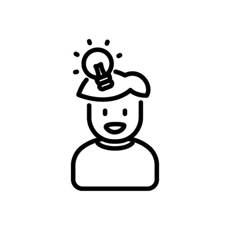 Idea Icon Vector In Line Style 36324634 Vector Art At Vecteezy