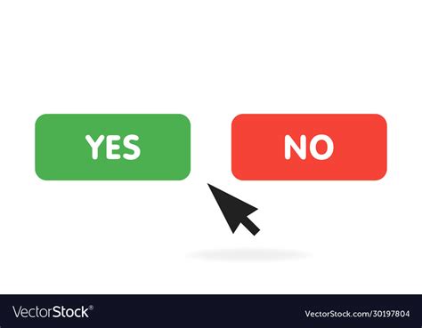 Yes No Buttons