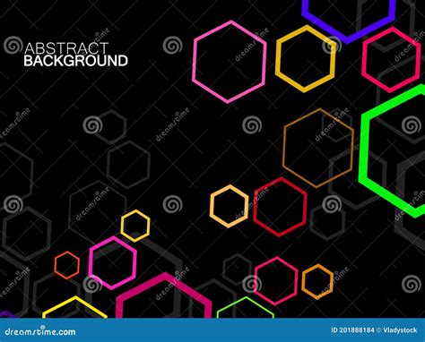 Abstract Hexagon Background Molecular Structure Stock Illustration Illustration Of Biology