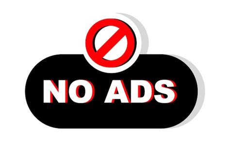 Premium Vector No Ads For Promotion Design Ad Blocker Icon Vector Logo Concept Of Protection