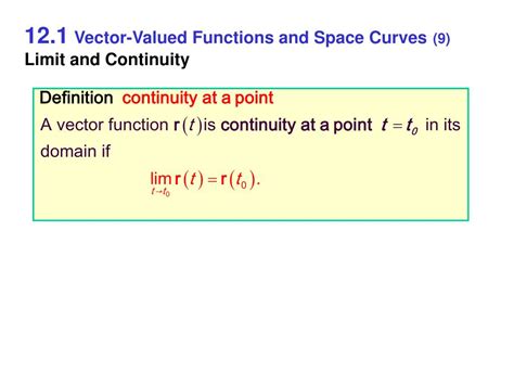 PPT Vector Valued Functions And Motion In Space PowerPoint Presentation ID