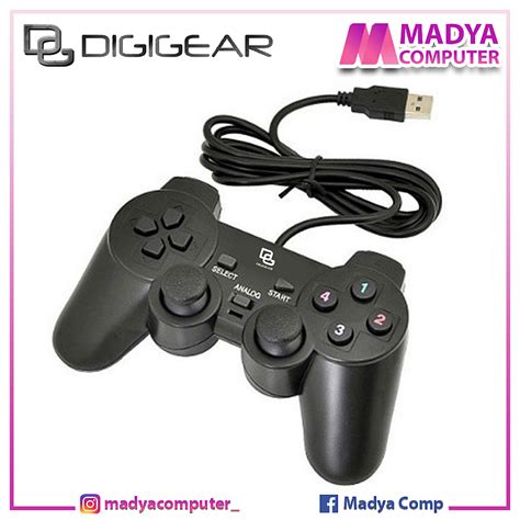 AKSESORIS Joypad Gamepad Joystick Joypad Gamepad Single Black USB MADYA COMPUTER