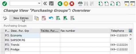 Purchasing Group In Sap