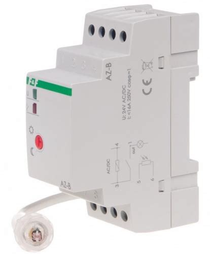 Automat zmierzchowy 24V 16A AZ-B-24V F&F Hurtownia elektryczna Technik