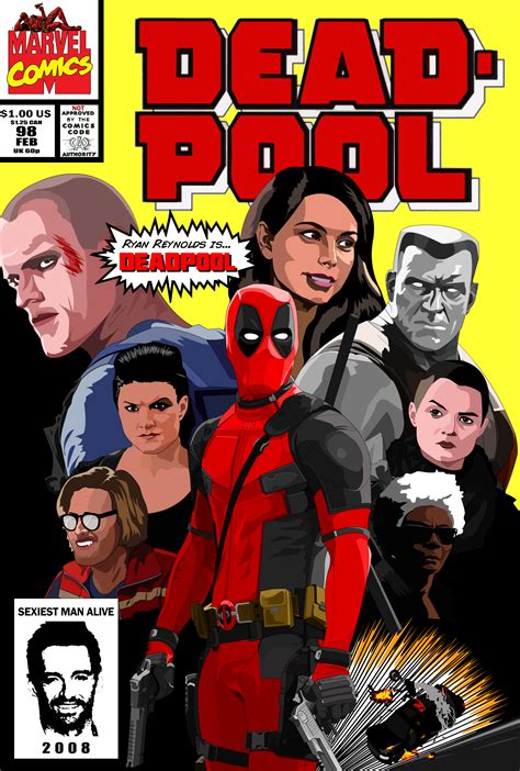 Deadpool Movie Classic Comic Cover By Moc Productions On Newgrounds