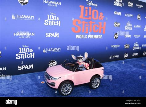 Stitch Arrives At The Premiere Of Lilo And Stitch On Saturday May 17