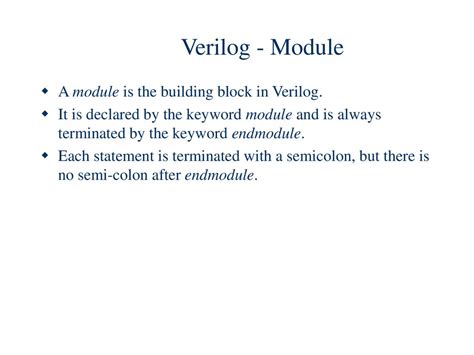 Verilog HDL Introduction - ppt download