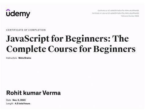 Udemy Udemy Rohit Kumar Verma