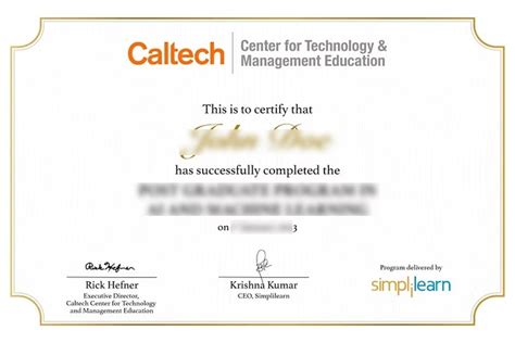 Caltech University Online Courses Fees For Professionals