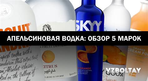 Апельсиновая водка: обзор 5 марок + рецепт в домашних условиях