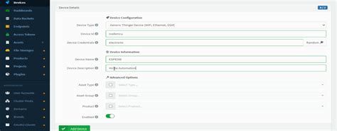 Thinger IO And ESP Based Home Automation Project