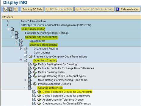 Sap Fico Module Learning Define Tolerance Group For Gl Accounts
