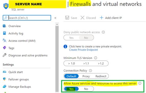T Sql Way To Add And Edit Client Ip Address In Azure Sql Db Journey