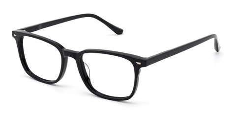 Silvester Rectangle Black Glasses For Men And Women Lensmart