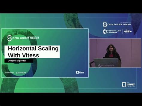 Free Video Horizontal Scaling With Vitess From Linux Foundation