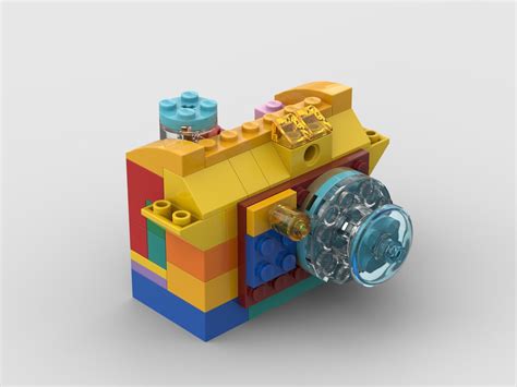 Lego Moc 11013 Colorful Camera By Lamlegos Rebrickable Build With Lego